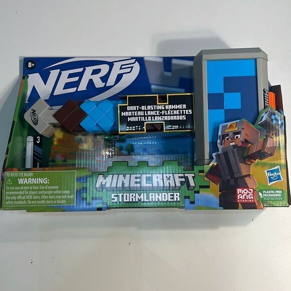 Nerf | Toys | Nerf Minecraftstormlander Dartblasting Hammernwb | Poshmark